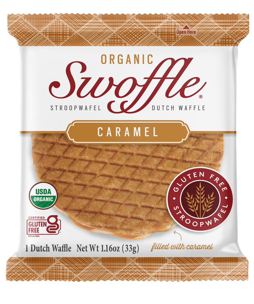 Organic Original Caramel Swoffle | 16 Pack